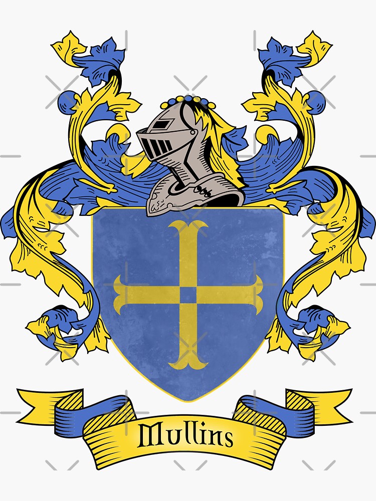 "Mullins Coat of Arms | Mullins Family Crest" Sticker for Sale by ...
