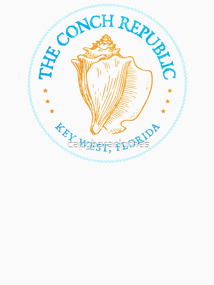 "Florida Keys Conch Republic Key West" T-shirt for Sale by ...