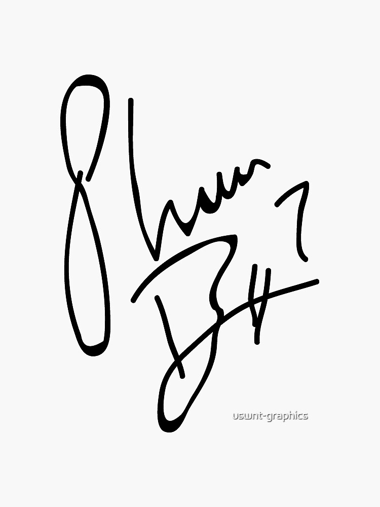 "USWNT SHANNON BOXX SIGNATURE" Sticker for Sale by uswnt-graphics ...