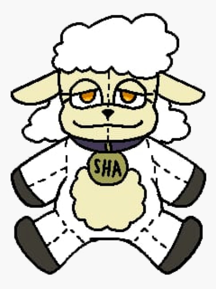 "[Sha] The Walten Files Bon And Friends Plush Buddy" Sticker for Sale by Ravens-halo | Redbubble