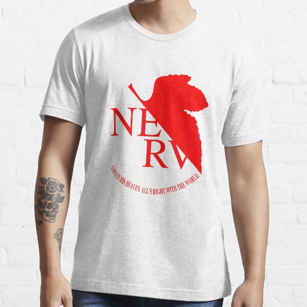 "Nerv HQ" T-shirt for Sale by UncleJoffery | Redbubble | neon genesis ...