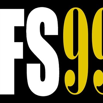 "WHFS 99.1 FM Washington, DC Radio Station Later Logo" Essential T ...