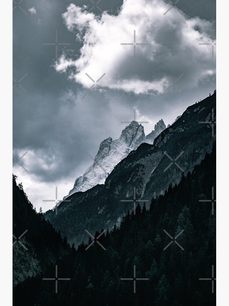 "Winter Mountainscape" Sticker for Sale by Luigi-Veggetti | Redbubble