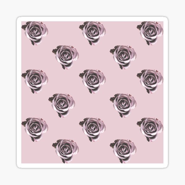 "Rose (pink)" Sticker by Lpbdesign | Redbubble