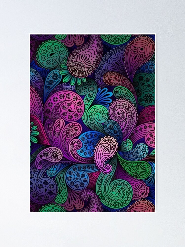 "Colorful commas " Poster for Sale by Shadow1995 | Redbubble