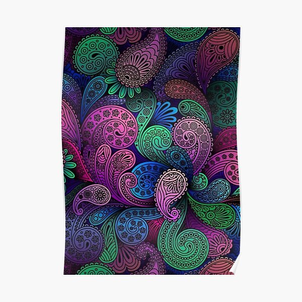 "Colorful commas " Poster for Sale by Shadow1995 | Redbubble