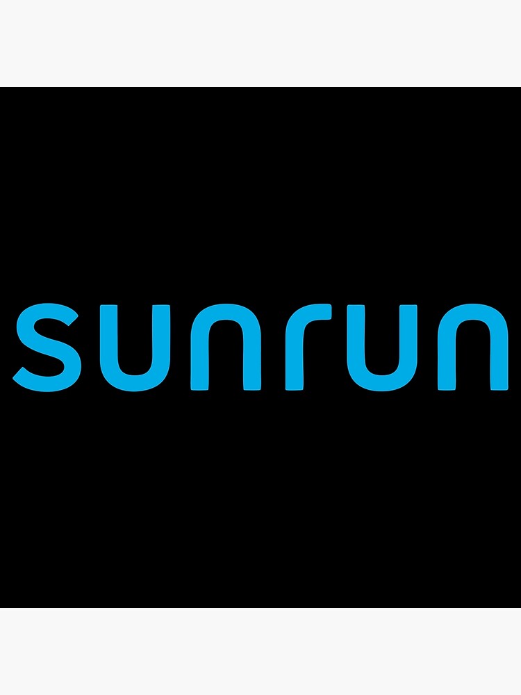 "Simple Bold Sunrun Logo Essential Design" Poster for Sale by gojimasam ...
