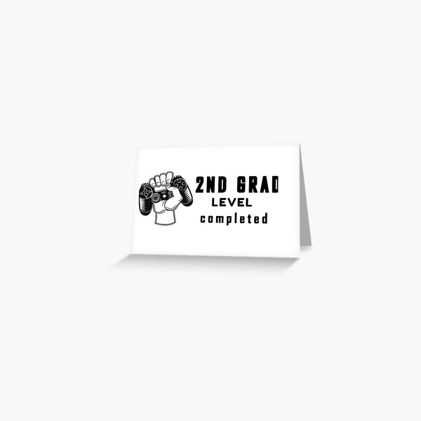 2ND Grade Level Completed Sticker Greeting Card For Sale By Dahsous 2nd-grade-level-completed-sticker-greeting-card-for-sale-by-dahsous