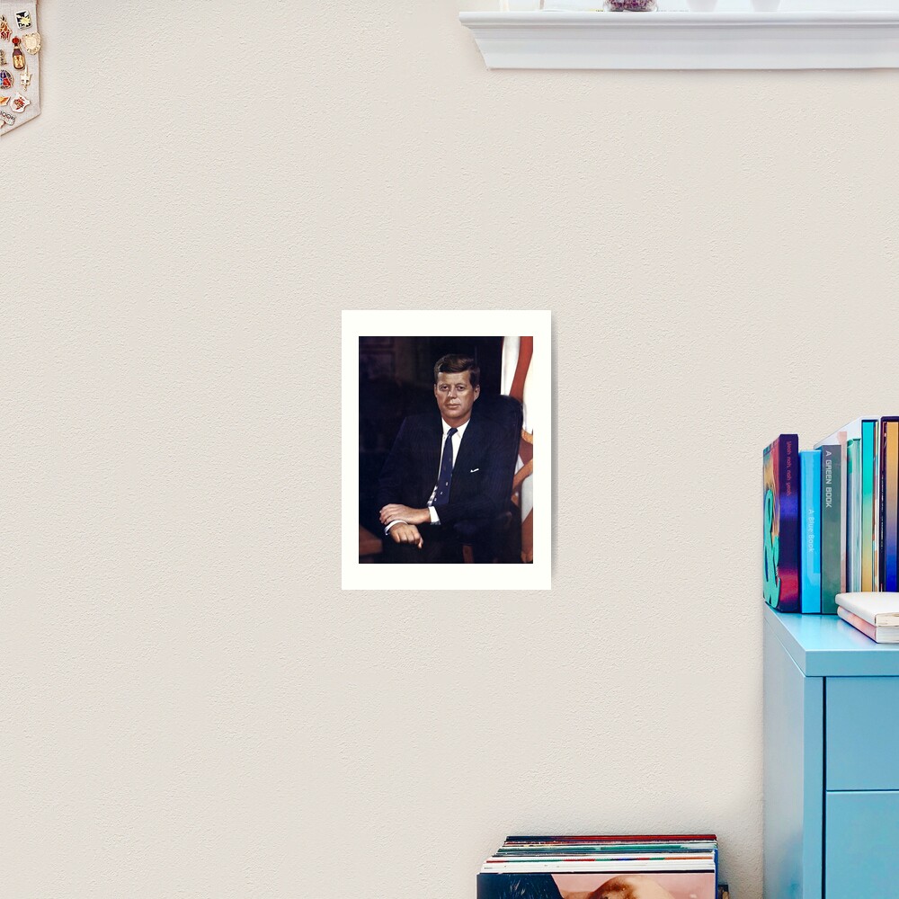 "John F. Kennedy official presidential portrait" Poster for Sale by ...