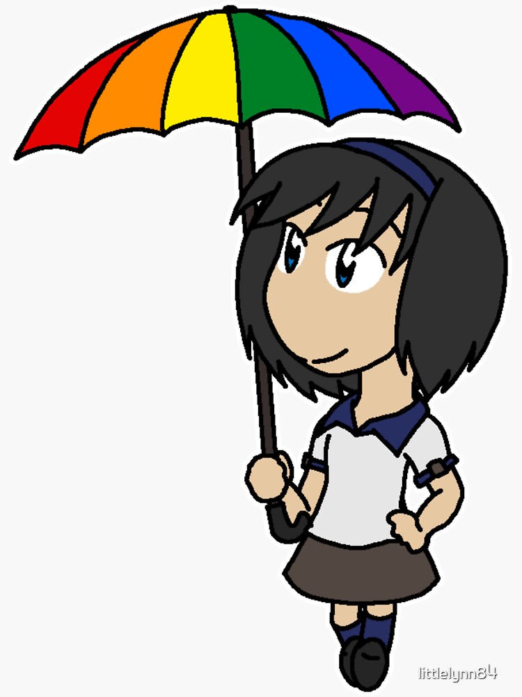 "RAIN - Chibi Maria 1" Sticker by littlelynn84 | Redbubble