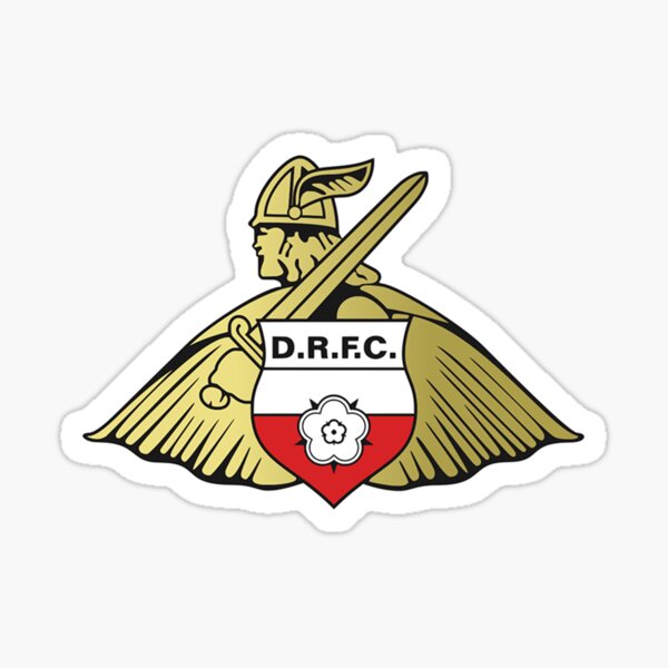 "Doncaster Rovers FC Logo - Hoops" Sticker for Sale by Etchedclothing ...