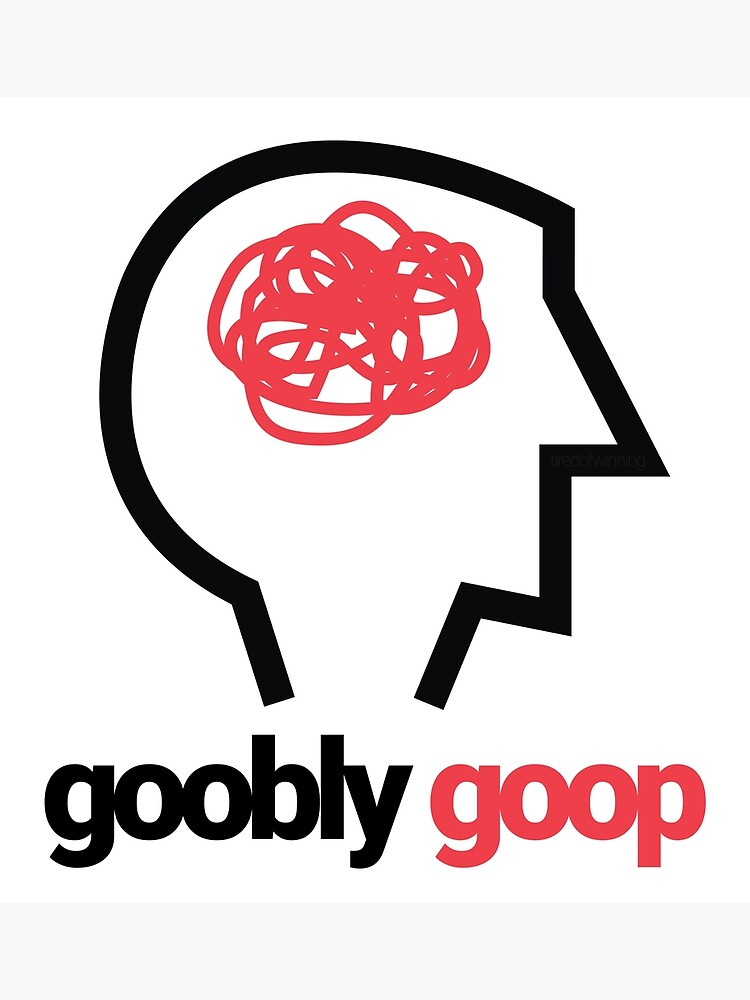 Lámina fotográfica «Goobly goop cita famosa del refrán. pedo cerebral ...