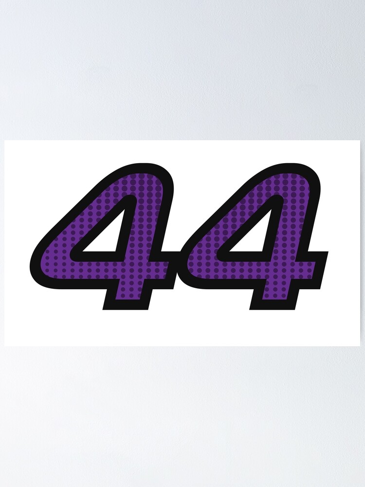 Póster «Número 44 de Lewis Hamilton» de JSGV-Designs | Redbubble