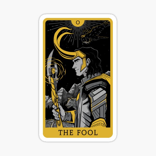 "The Fool" Sticker for Sale by daniel-m-13 | Redbubble