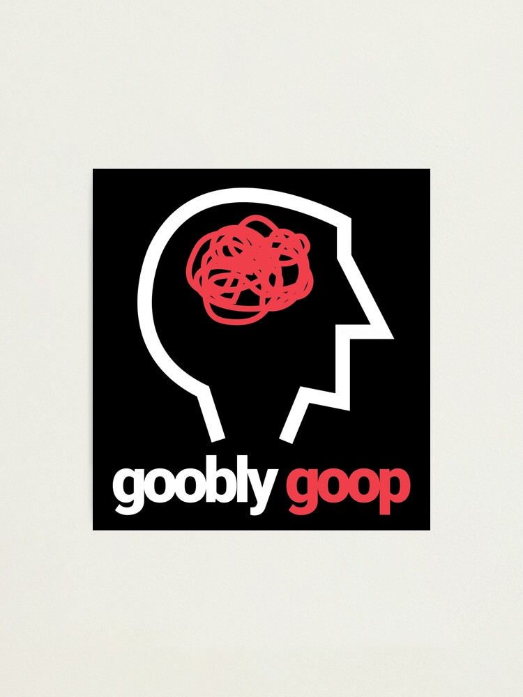 Lámina fotográfica «Goobly goop cita famosa del refrán. pedo cerebral ...