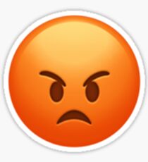 Emoji Molesto: Pegatinas | Redbubble
