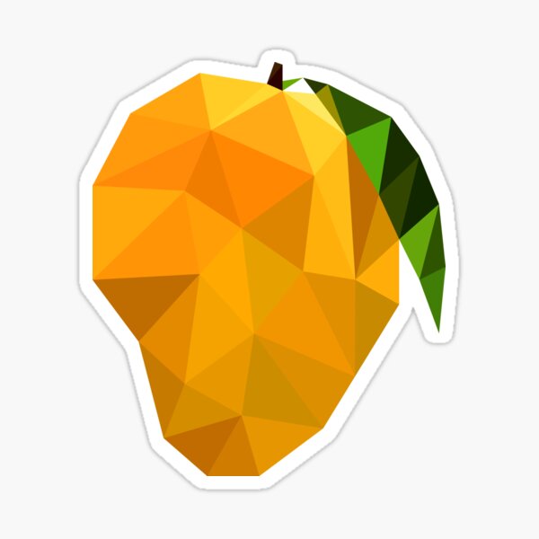 "Mango" Sticker for Sale by MyKanvas20 | Redbubble