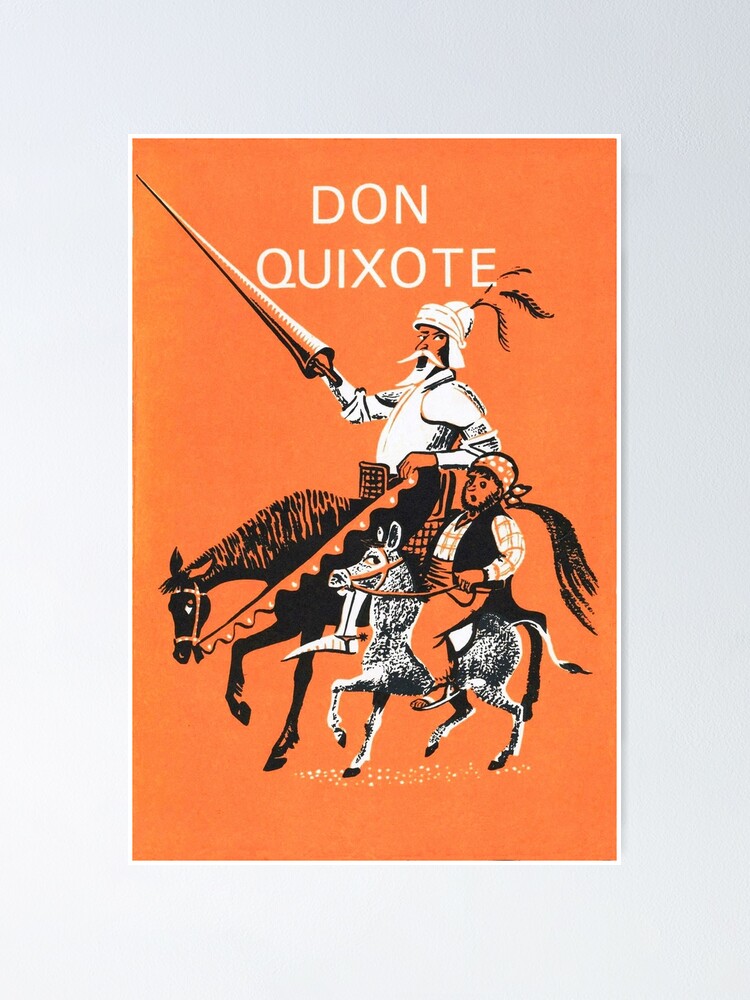 Póster «Don Quijote de Miguel de Cervantes. Ilustración de portada de ...