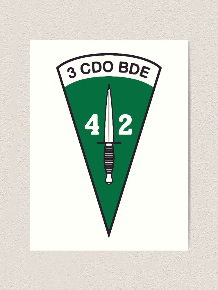 "42 Commando Royal Marines British Army" Art Print by CyberYogi | Redbubble