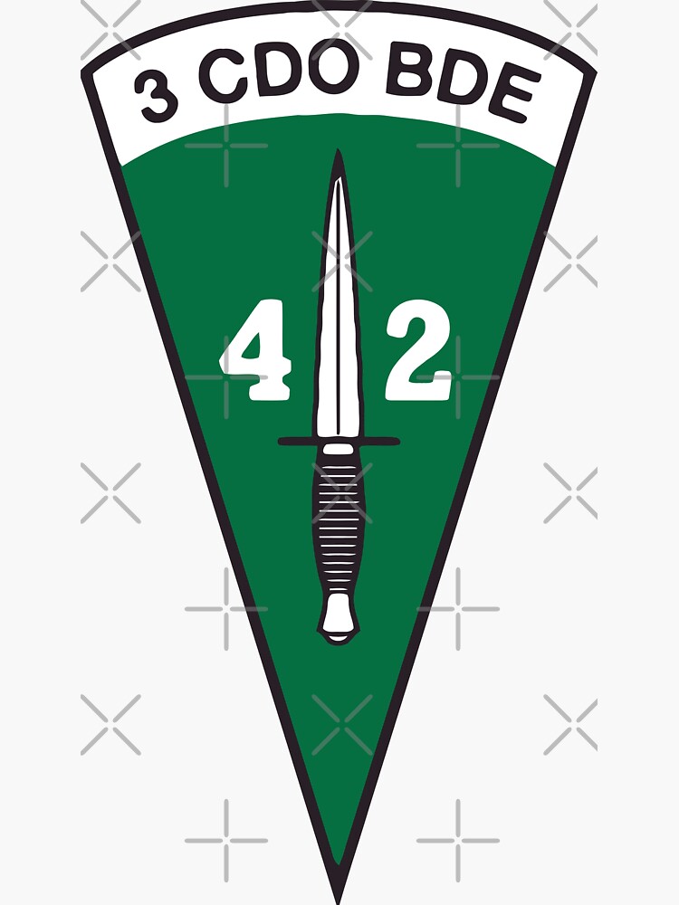 "42 Commando Royal Marines British Army" Sticker for Sale by CyberYogi ...