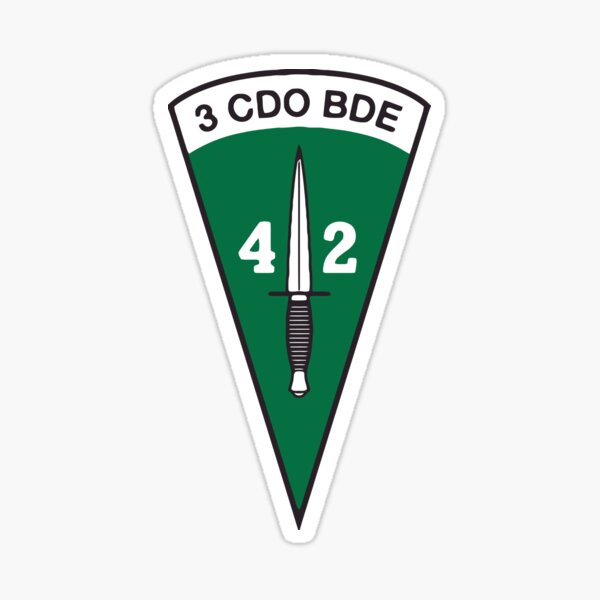 "42 Commando Royal Marines British Army" Sticker for Sale by CyberYogi ...