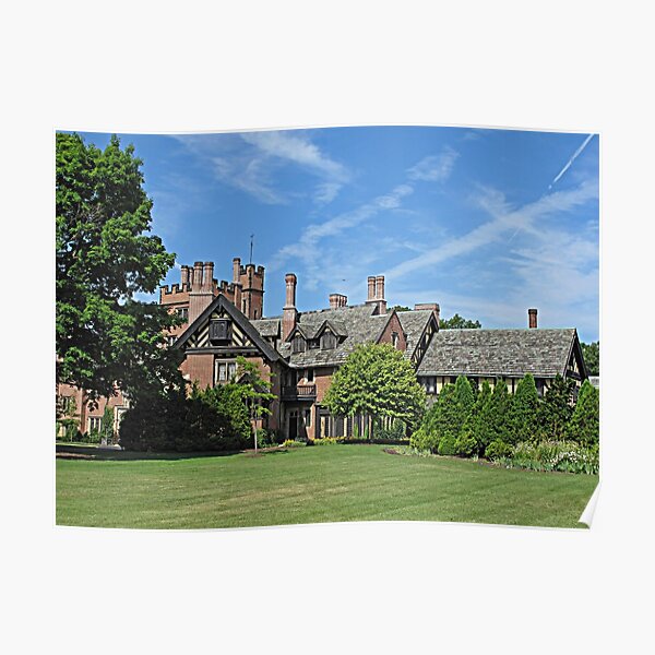 "Stan Hywet Manor House" Poster for Sale by MonnieR | Redbubble