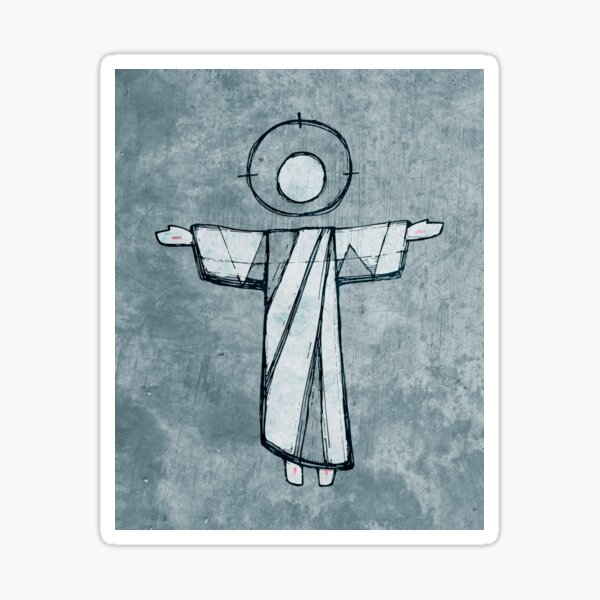 "Jesus Resurrection vector illustration" Sticker by bernardojbp | Redbubble