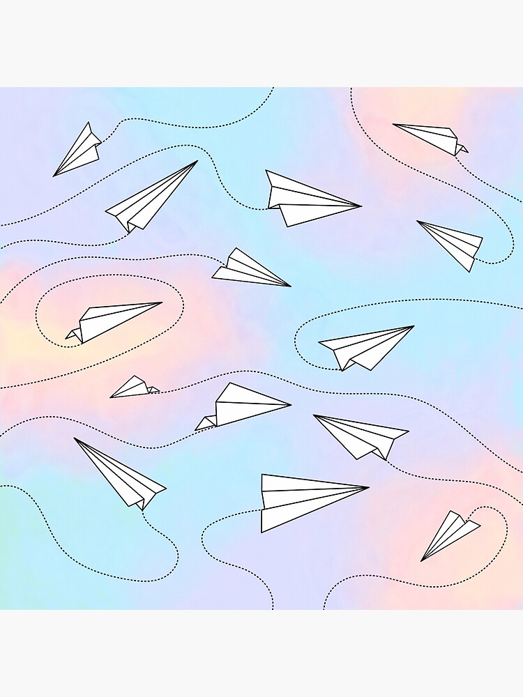 "Paper airplanes" Sticker for Sale by NaeNae731 | Redbubble