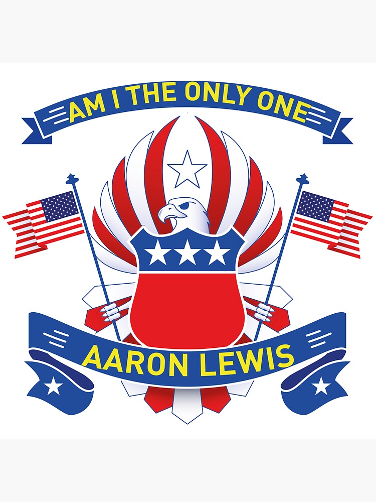 "Am I the only one Aaron Lewis" Sticker for Sale by imageuiu12 | Redbubble