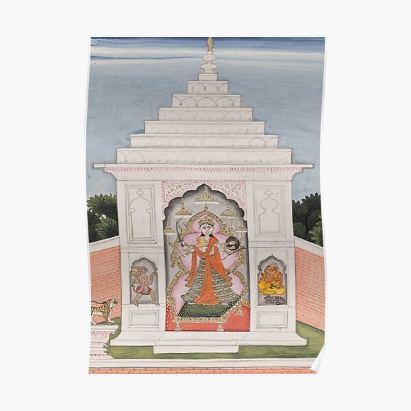 "Devi Shrine" Poster for Sale by HinduArtGallery | Redbubble