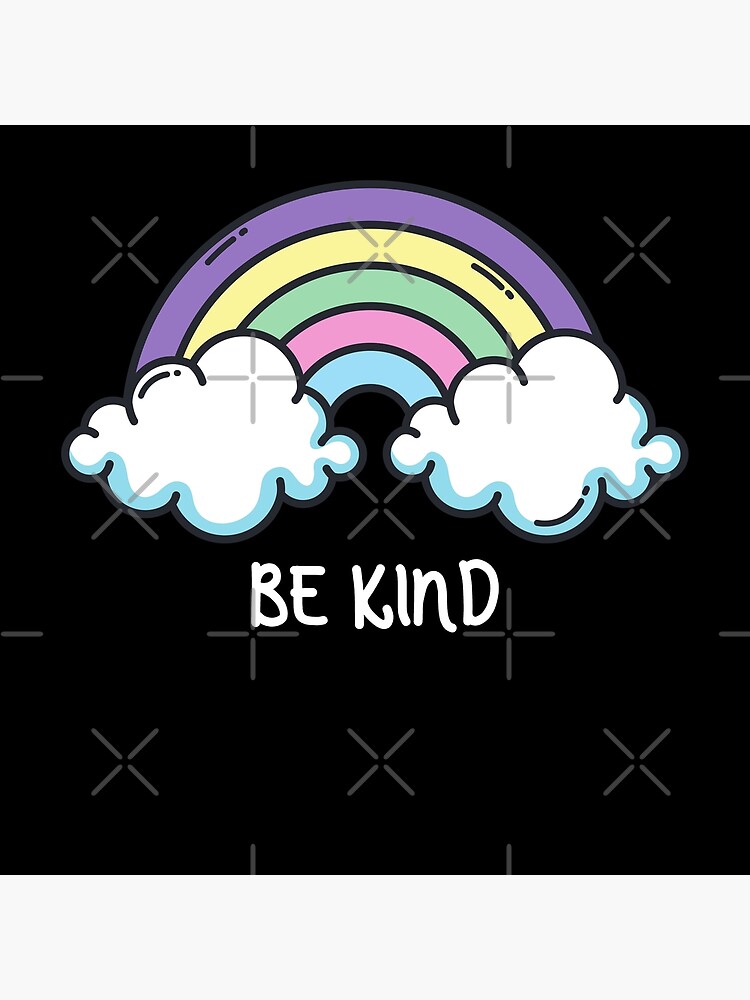 "Be Kind Rainbow " Poster for Sale by rachelchanel21 | Redbubble