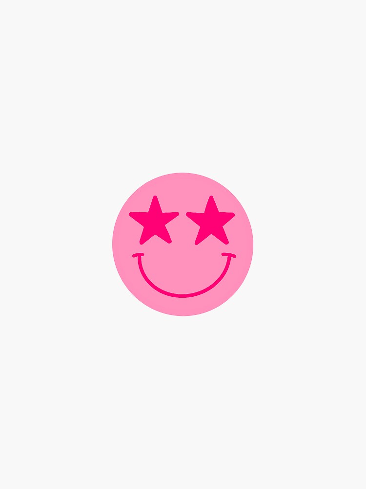"preppy smiley face " Sticker for Sale by vogueeee | Redbubble