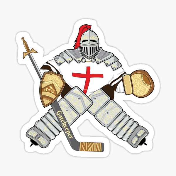 "Goalie - Gatekeeper" Sticker for Sale by carlstad | Redbubble