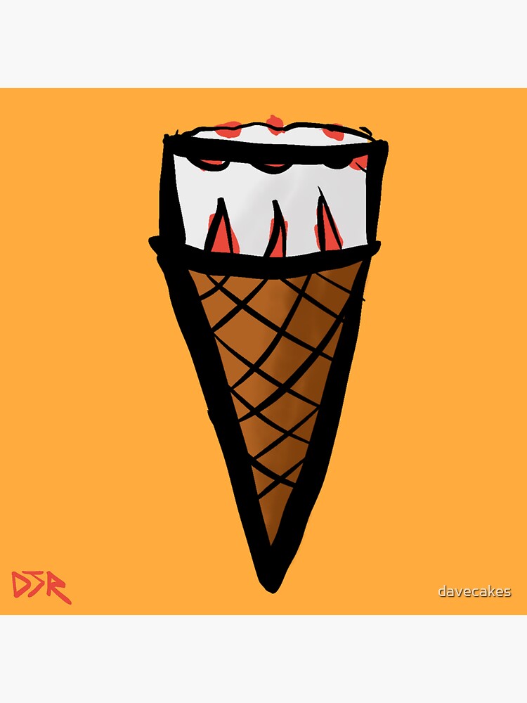 "Cornetto" Sticker by davecakes | Redbubble