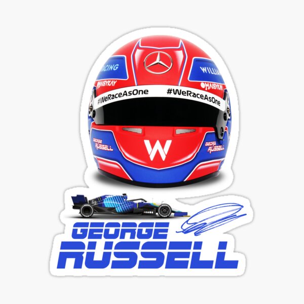"f1 george russell 63" Sticker for Sale by classicdshop | Redbubble