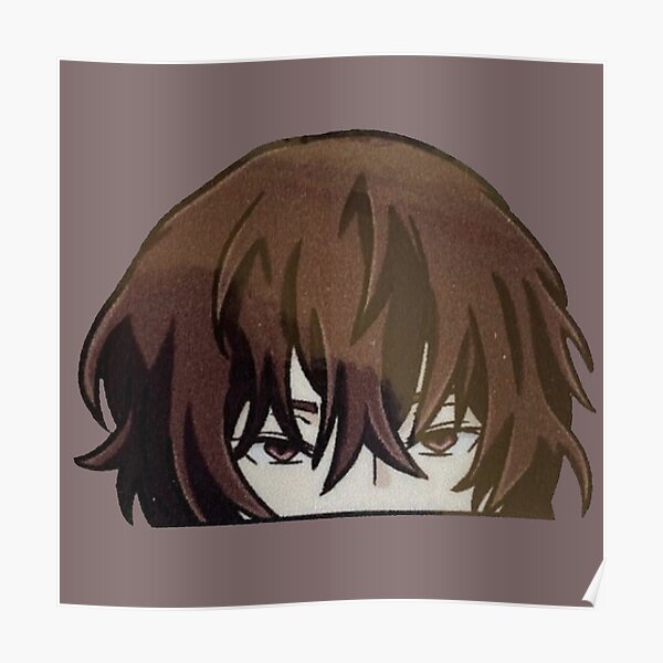 "Osamu Dazai car peeking sticker decal bungo stray dogs bsd" Poster by ...