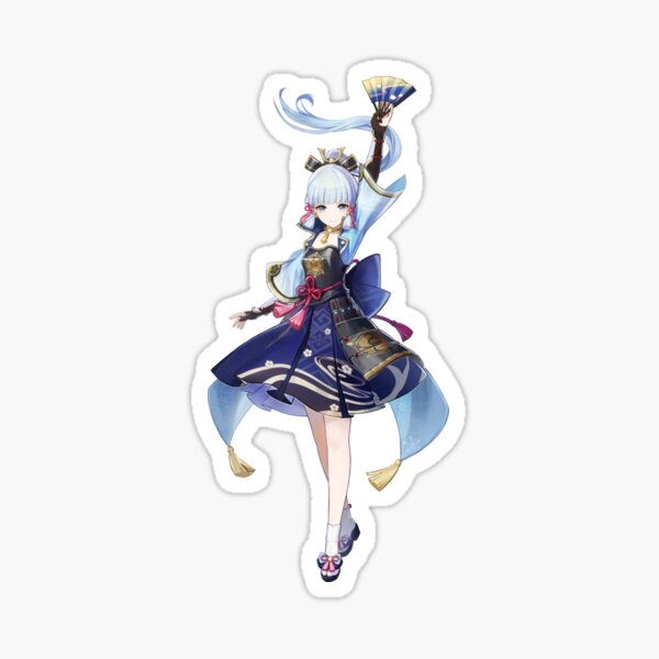 "Ayaka - Genshin Impact" Sticker for Sale by Aka-Hanako | Redbubble