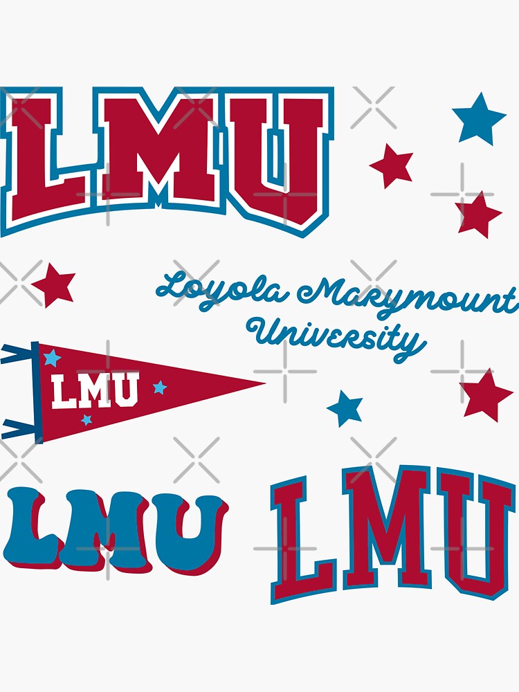 "lmu - loyola marymount sticker pack" Sticker for Sale by scollegestuff ...