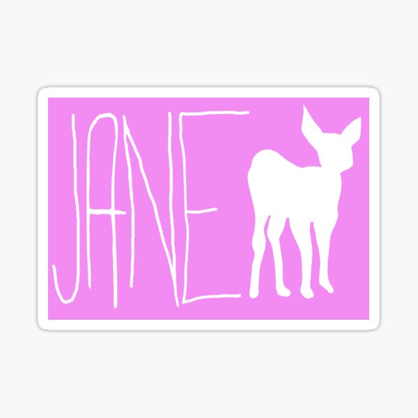 "Life Is Strange: Jane Doe (Max's 1st Shirt; White)" Sticker for Sale ...