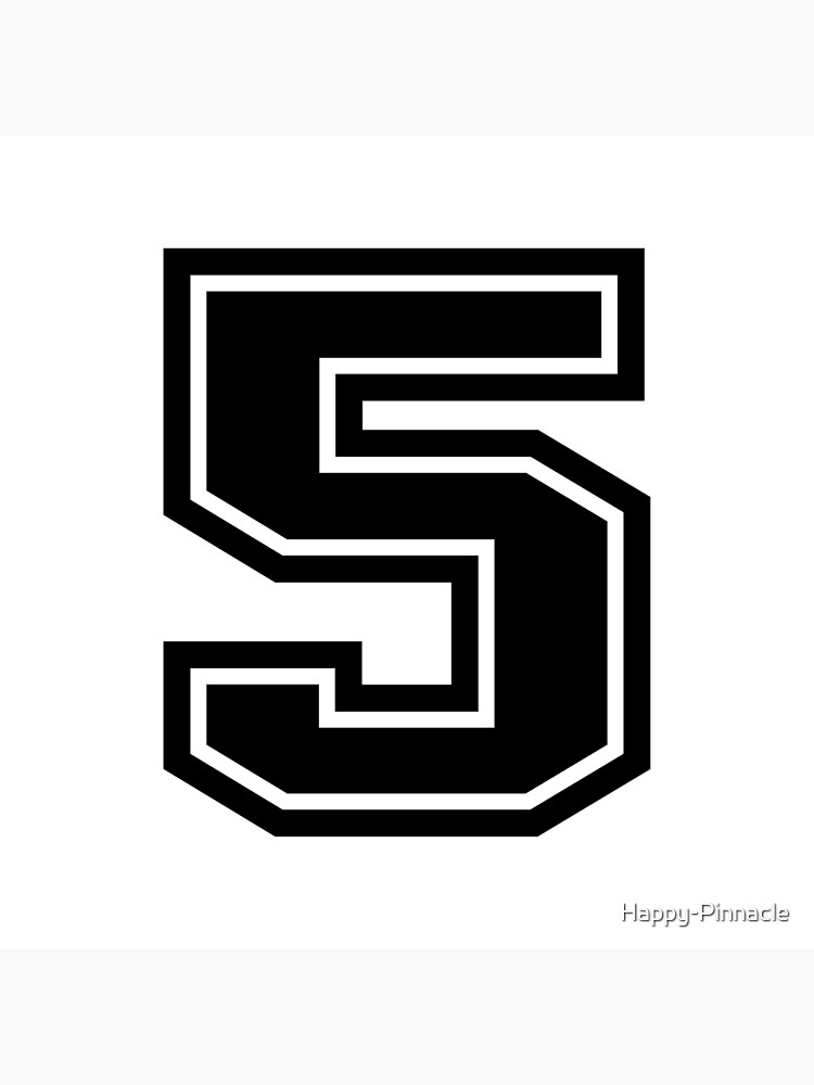 "jersey sport number team number 5" Poster for Sale by Happy-Pinnacle ...