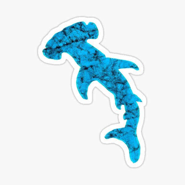 "Hummer Shark, blue Shark, Whale Shark, White Shark" Sticker for Sale ...