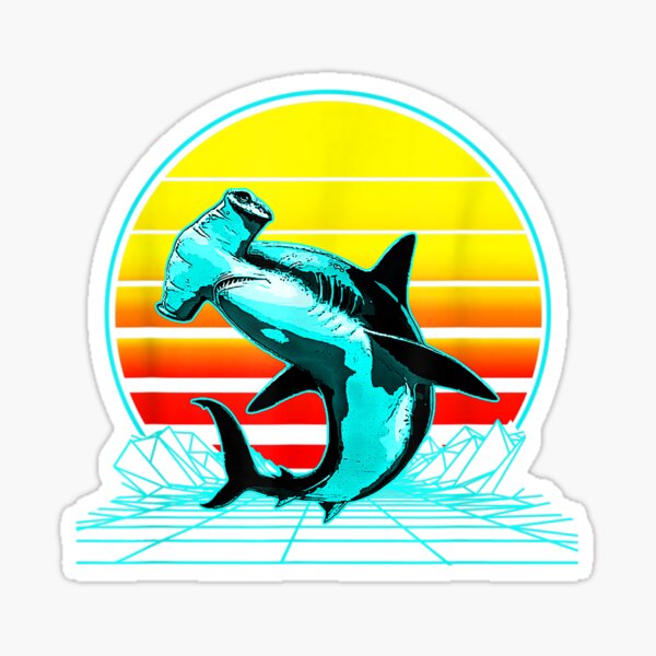 "Hummer Shark, blue Shark, Whale Shark, White Shark" Sticker for Sale ...