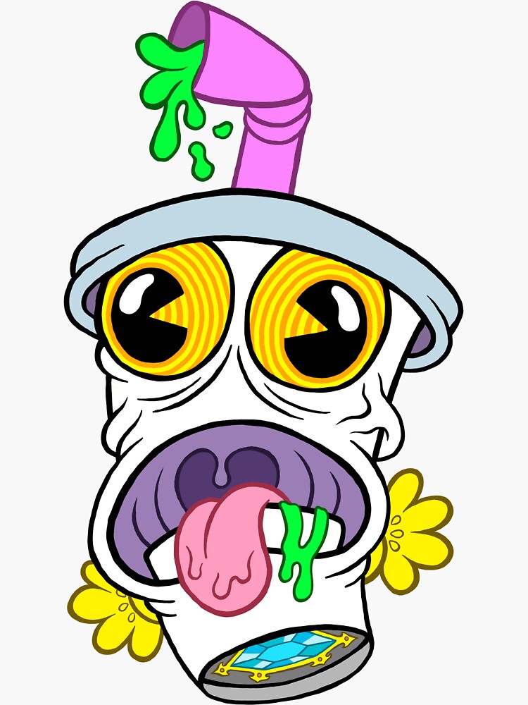 "Trippy Master Shake" Sticker for Sale by Dylanimation | Redbubble