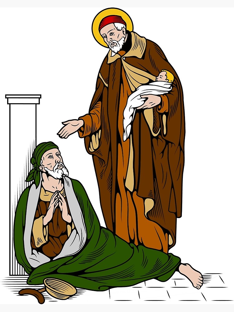 "ST VINCENT DE PAUL " Poster for Sale by CatholicSaints | Redbubble