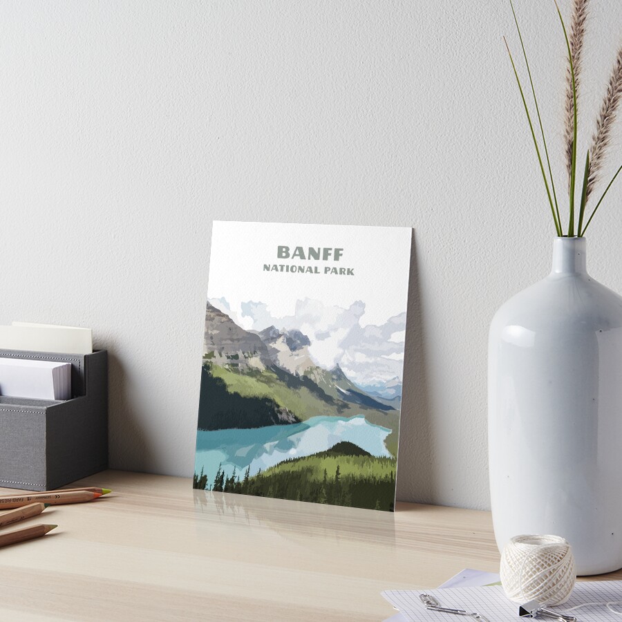 "Banff National Park" Art Board Print by kthubert | Redbubble