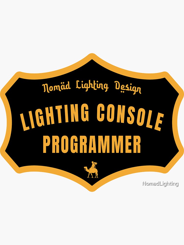 "Lighting Console Programmer Banner" Sticker for Sale by NomadLighting ...
