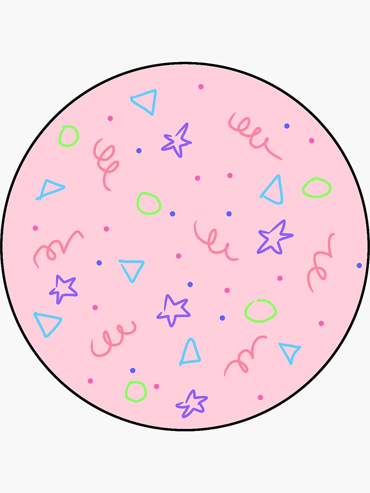 "Pastel Pink Arcade Carpet " Sticker for Sale by RaspberryRhen | Redbubble