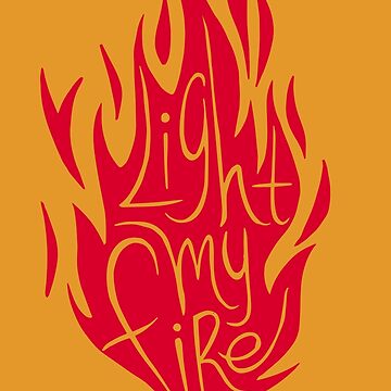 "Light my fire" Sticker by Ether Designs | Redbubble