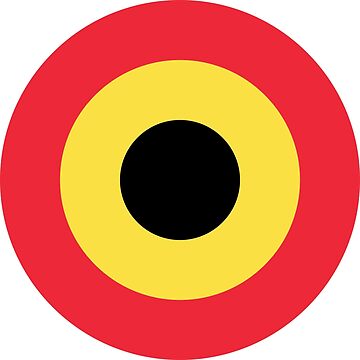 "Roundel of Belgian Air Component (Belgian Air Force)" Sticker for Sale ...