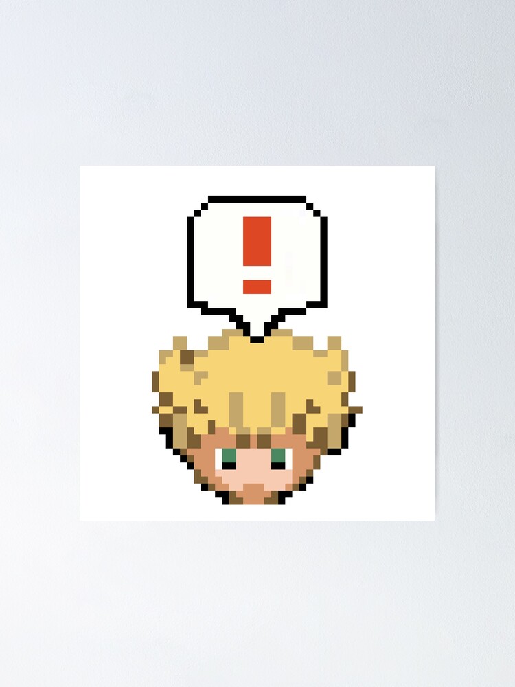 Póster «Exclamación de Barry Sprite» de rachxt | Redbubble